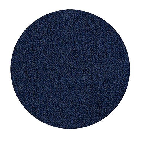 Home Queen Indoor Outdoor Commercial Navy Color Area Rug - 3' Round (H-NEYLAND-3-ROUND-NAVY)