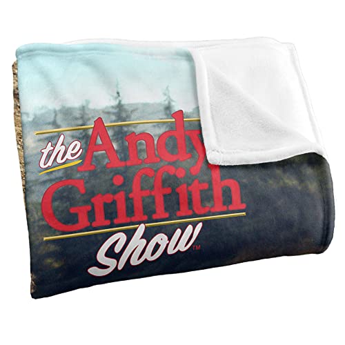 Trevco Andy Griffith Fishing Hole Silky Touch Super Soft Throw Blanket 36" x 58"