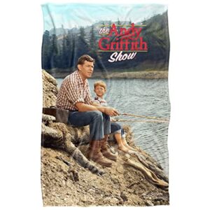 Trevco Andy Griffith Fishing Hole Silky Touch Super Soft Throw Blanket 36" x 58"