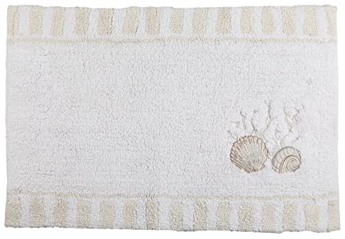 Avanti Linens - Bath Mat, Cotton Bath Rug, Sealife Inspired Bathroom Decor (Destin Collection)