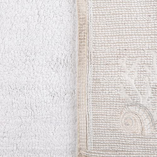 Avanti Linens - Bath Mat, Cotton Bath Rug, Sealife Inspired Bathroom Decor (Destin Collection)