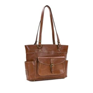 Patricia Nash | Bolsena Tote Purse for Women | Leather Tote Bag for Women, Tan