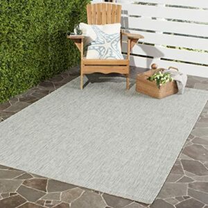 SAFAVIEH Courtyard Collection 5'3" x 7'7" Brown CY8576 Indoor/ Outdoor Waterproof Easy--Cleaning Patio Backyard Mudroom Area--Rug