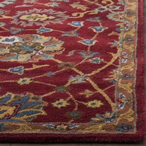 SAFAVIEH Heritage Collection 8' x 10' Red HG655A Handmade Traditional Oriental Premium Wool Area Rug