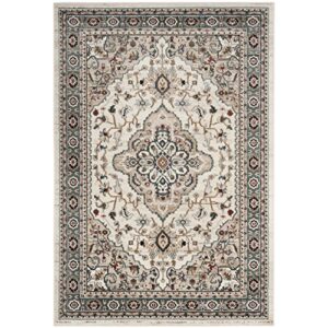 SAFAVIEH Lyndhurst Collection 5'3" x 7'6" Cream/Beige LNH338B Traditional Oriental Non-Shedding Living Room Bedroom Dining Home Office Area Rug