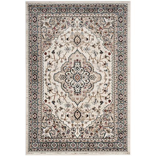 SAFAVIEH Lyndhurst Collection 5'3" x 7'6" Cream/Beige LNH338B Traditional Oriental Non-Shedding Living Room Bedroom Dining Home Office Area Rug