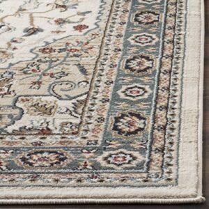 SAFAVIEH Lyndhurst Collection 5'3" x 7'6" Cream/Beige LNH338B Traditional Oriental Non-Shedding Living Room Bedroom Dining Home Office Area Rug