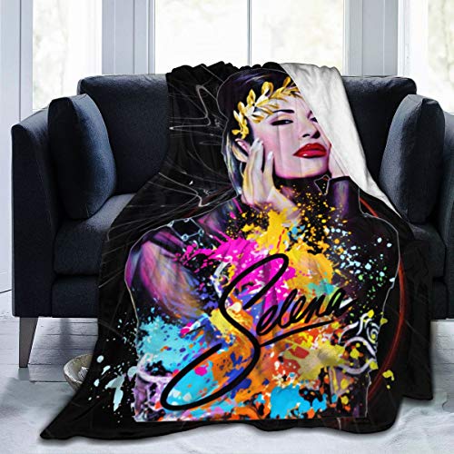 Shxjdthafa Selena Quintanilla Ultra-Soft Micro Fleece Blanket Throw Super Soft Blanket 60"x50"