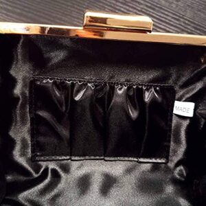 Selighting Glitter Clutch Evening Bags for Women Formal Bridal Wedding Clutches Purses Prom Cocktail Party Handbags Black White