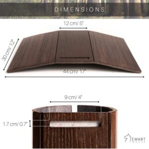 Wood Sofa arm Tray Protectors armrest Table Sofa Table Coaster Sofa Tray, tv Tray (Vintage)