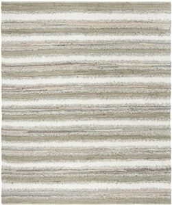 safavieh montauk collection 8′ x 10′ beige / multi mtk951e handmade stripe cotton area rug