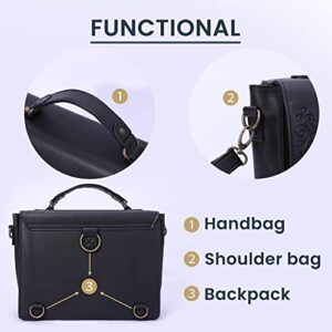 Women Handbag Purse Vintage Messenger Bag Satchel Bag School Backpack Shoulder Bags Crossbody Bag for Girls