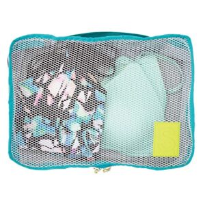 インターデザイン(Interdesign) Aspen Storage Case, 1.3 x 31.75 x 43.2 cm, Gray/Teal