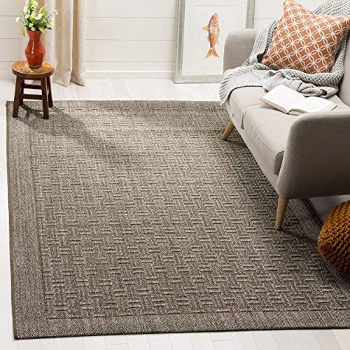 SAFAVIEH Palm Beach Collection 2' x 3' Silver PAB359D Sisal Accent Rug