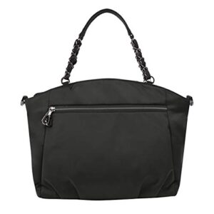 Travelon Satchel Crossbody Bag, Black, 13.5" x 10" x 4"