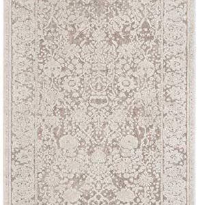 SAFAVIEH Reflection Collection 3' x 5' Beige/Cream RFT663A Vintage Distressed Area Rug