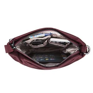 Travelon Expansion Crossbody Bag, Wine, One Size