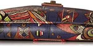 Sakroots Artist Circle Large Smartphone Cross-Body Phone Wallet,Midnight Spirit Desert