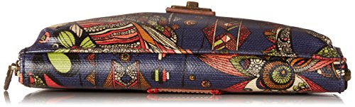 Sakroots Artist Circle Large Smartphone Cross-Body Phone Wallet,Midnight Spirit Desert