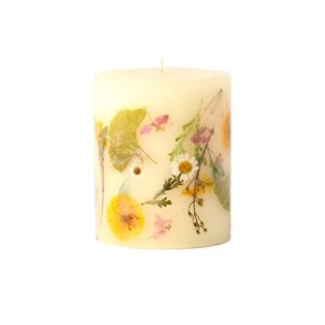 rosy rings round botanical lemon blossom & lychee candle, lychee aromatherapy candles, luxury candles, long lasting candles (small)