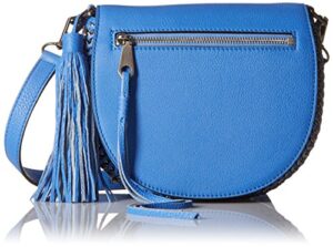 rebecca minkoff saddle bag, denim blue