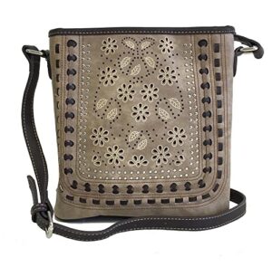 concealed carry daisy crossbody purse – tan