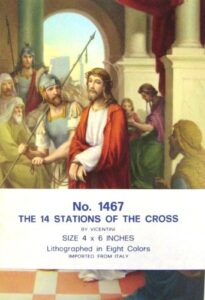 the 14 stations of the cross poster set (14 – 4 x 6 cards)