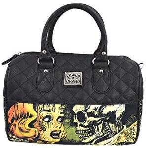 Liquor Brand Horror B Movie Cartoon Small Satchel Purse Crossbody bag