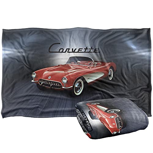 Trevco Chevrolet Corvette Shine Silky Touch Super Soft Throw Blanket 36" x 58"