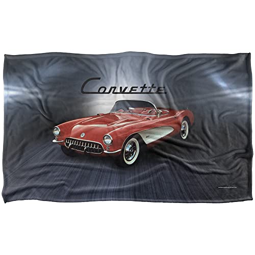 Trevco Chevrolet Corvette Shine Silky Touch Super Soft Throw Blanket 36" x 58"