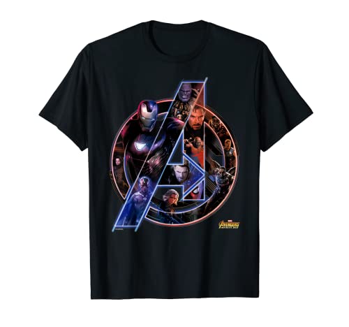 Marvel Avengers Infinity War Neon Team T-Shirt