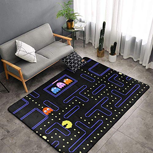 Hidreama Arcade Game Bedroom Living Room Kitchen Floor Mats Home Decor Non-Slip Floor Pad Rugs Fast Dry Rug Yoga Mat Throw Rugs Carpet, 60 X 39 Inch