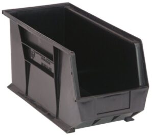 quantum storage systems qus265bk storage bins, black