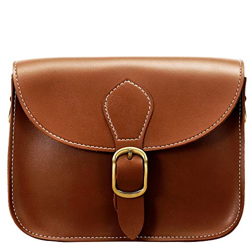 Crossbody Saddle Light Brown Camel Vegan Leather Bag Small Retro Satchel For Women Vintage Simple Handbag Faux Leather Casual Purse