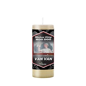 motor city hoo doo van van candle