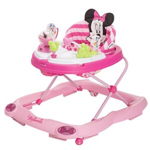 disney minnie mouse glitter music and lights walker, pink