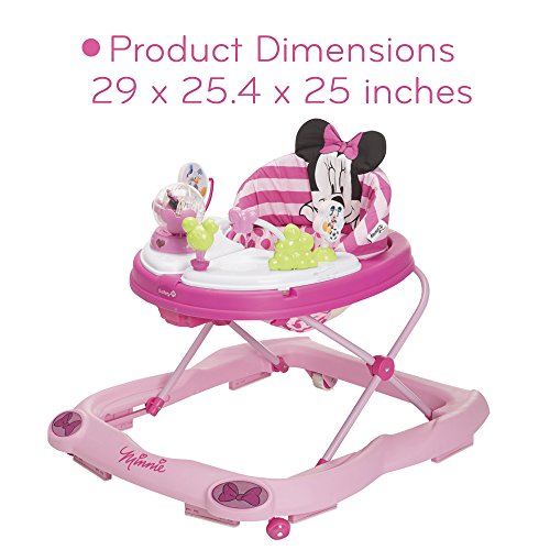 Disney Minnie Mouse Glitter Music and Lights Walker, Pink