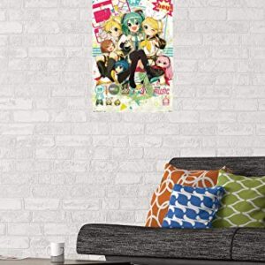 Trends International Hatsune Miku-Hey Wall Poster, 14.725" x 22.375", Premium Unframed Version