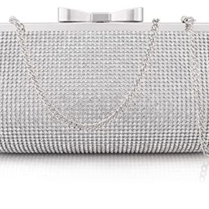 Sumnn Evening Clutch Bag Cocktail Prom Sparkly Rhinestone Crystal Bride and Bridesmaid Wedding Party Formal Purses for Women