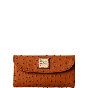 dooney & bourke ostrich continental clutch wallet