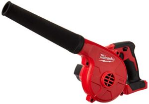 milwaukee 0884-20 m18 18 v litio ion 100 cfm 160 mph inalámbrico compacto multipropósito utility blower