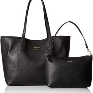 GUESS womens Vikky tote handbags, Black, One Size US