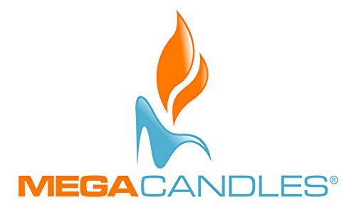 Mega Candles - 12 pcs Unscented Chime Taper Candle, Hand Poured Wax Candles 10 Inch x 7/8 Inch, Casting Chimes, Rituals, Spells, Wax Play & More