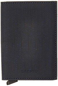 secrid slim wallet dash navy leather rfid safe card case for max 12 cards