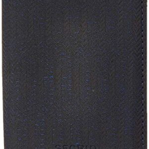 Secrid Slim Wallet Dash Navy Leather RFID Safe Card Case for max 12 cards