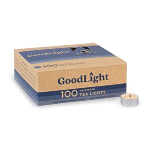 GOODLIGHT 5 Hour Tea Lights 100pk, 100 CT