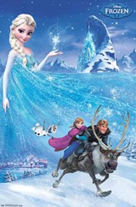 trends international disney frozen – adventure one sheet wall poster, 22.375″ x 34″, unframed version