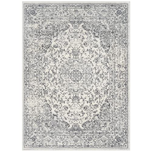 3212 Distressed Silver 7'10x10'6 Area Rug Carpet Large New