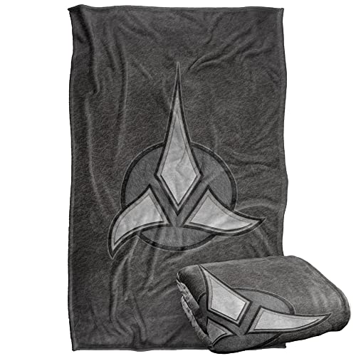 Star Trek Klingon Empire Silky Touch Super Soft Throw Blanket 36" x 58"