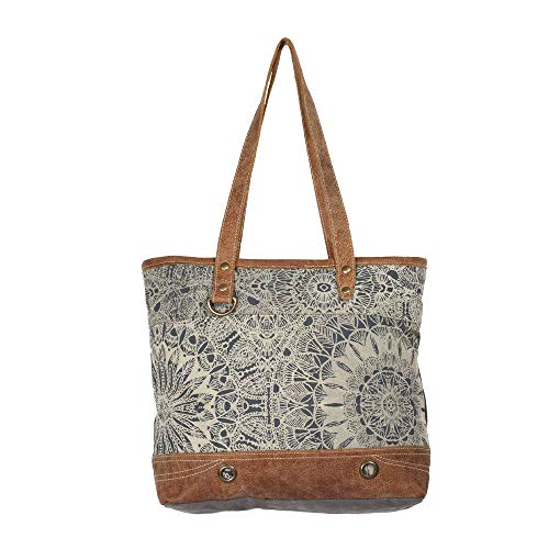 Myra Bag Objet d'art Upcycled Canvas Tote Bag S-1385